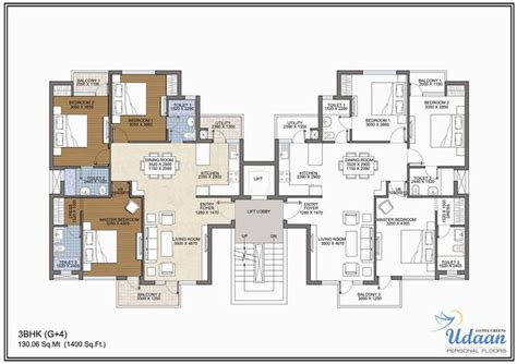 One Bedroom Cluster Floorplans