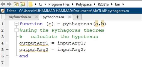 Scripts and Functions in Matlab explained with Example Codes