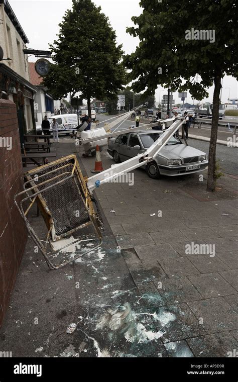 The Cherry Picker Crane That Collapsed Onto A Car Outside The