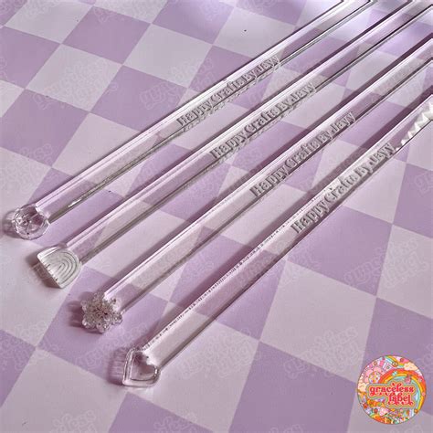 Fun Shaped Bottom Acrylic Cake Topper Sticks Graceless Label