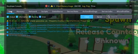 I Keep Getting This Error Message When Someone Enters A Zone Scripting Support Developer