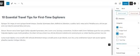 Optimizing SEO With WordPress Categories And Tags ClassNotes4U