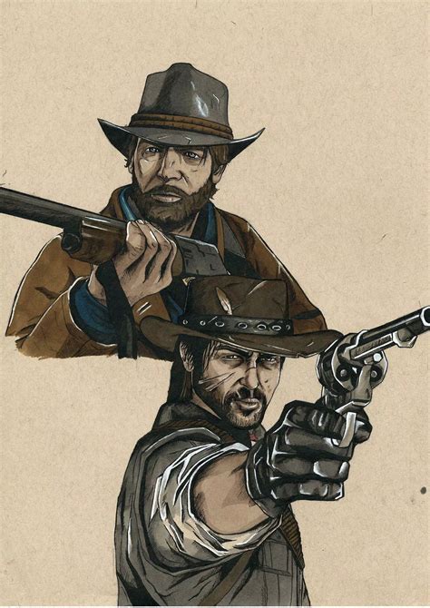 Arthur Morgan And John Marston Wallpapers Wallpaper Cave