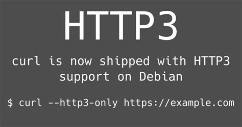 Debian S Curl Now Supports HTTP3 Samuel Henrique Samueloph