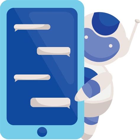 Chatbot Virtual Assistant Design Royalty Free Vector Image