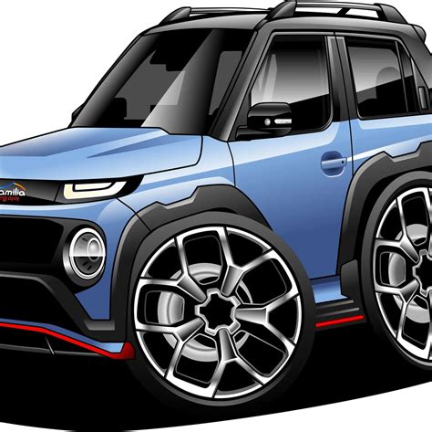 현대자동차 캐스퍼 학생 교재용 일러스트 제작 일러스트 포트폴리오 크몽