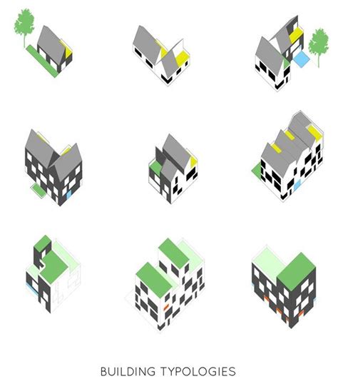 7 Building Typologies Diagram Architecture Architecture Illustration