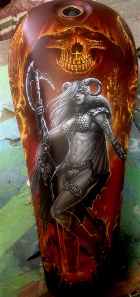 Tank Art By Uncle Ds Motorcycle Paint Jobs Motorcycle Painting Gas