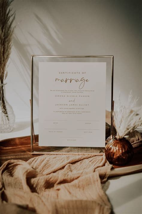 Marriage Certificate Keepsake Artofit