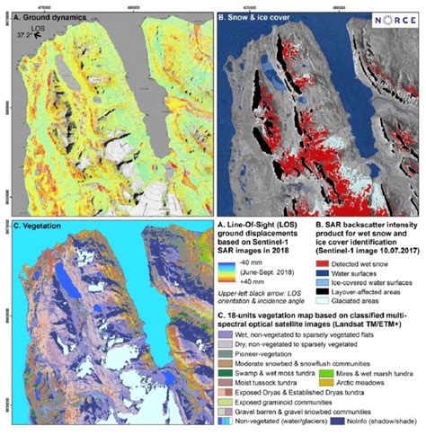 Examples Of Satellite Remote Sensing Products In Kapp Linné Download