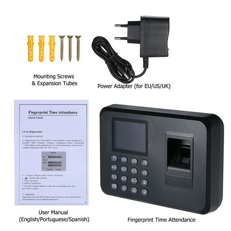 Biometric Fingerprint Attendance Machine Lcd Displ Vicedeal