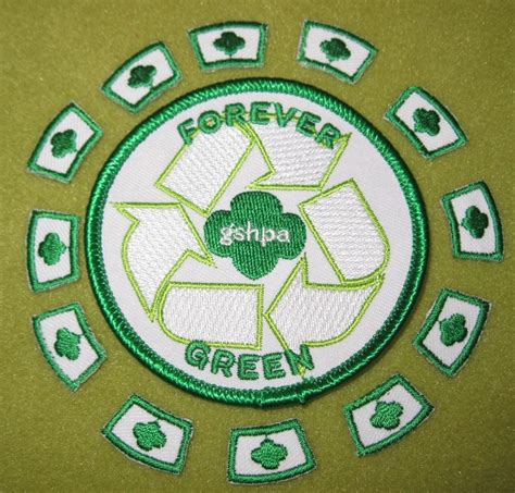 Forever Green Patch For Girl Scout Heart Of Pennsylvania 100th Anniversary