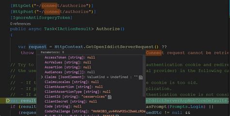 Openiddict Openiddictrequest Object In Login Controller Returns Null