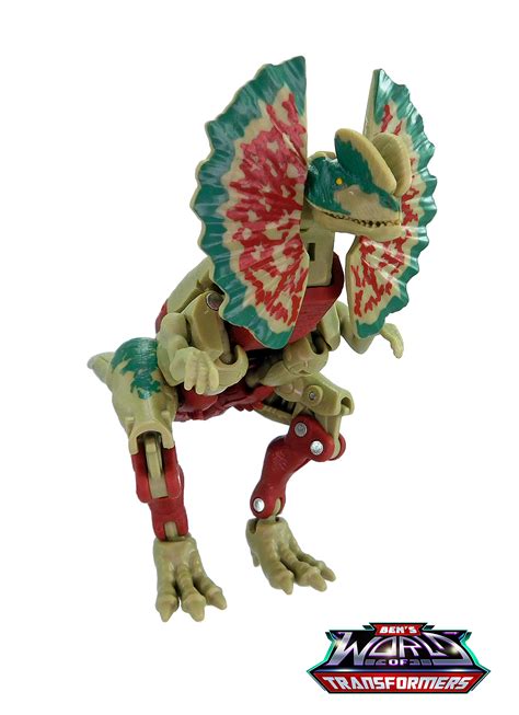 Collaborative Jurassic Park X Transformers Dilophocon Vs Jp12 Toy