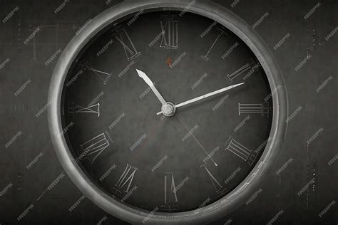 Premium Photo Relativity Of Time Clock With Variablespeed Hands