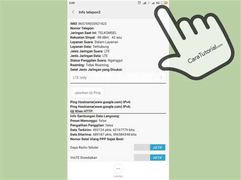 Cara Agar Sinyal HP Selalu G LTE Terus Stabil Lancar Caratutorial