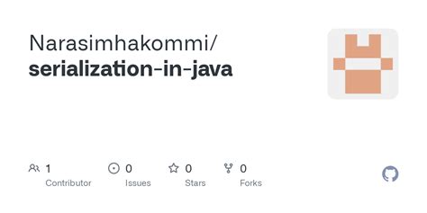 GitHub Narasimhakommi Serialization In Java