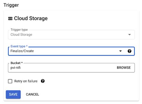 Google Cloud Function Triggers