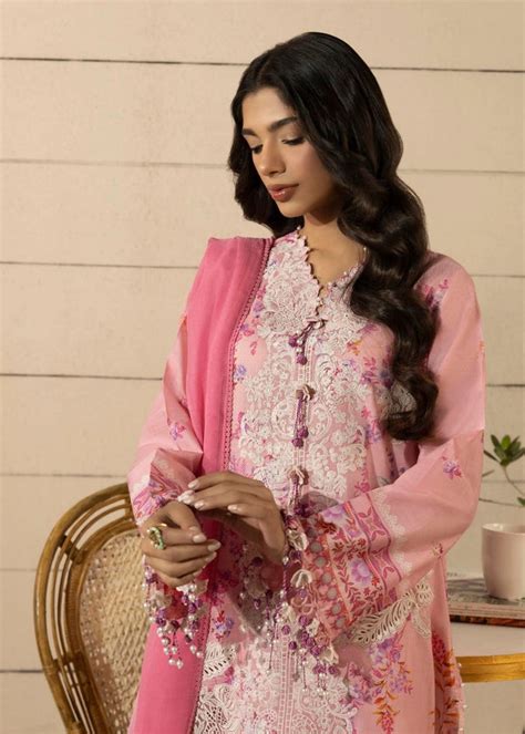 Lawn Unstitched In Pink By Sana Safinaz Mcn1003 Laampk