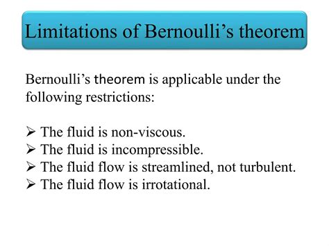 Bernoullis Theorem Pptx