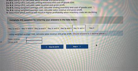 Solved Exercise 6 5 Algo Calculate Inventory Amounts When