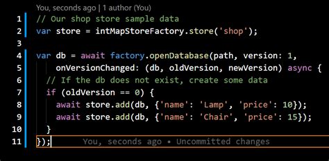 No SQL Persistence Database In Flutter