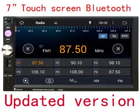 Inch Bluetooth Car Stereo In Dash CD Player Radio Single DIN HD Screen DVD Player In Dash