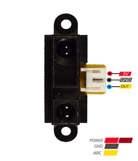 Sharp Gp2y0a21yk0f Ir Distance Sensor Pinout In 2023 Sensor