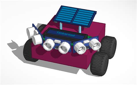 3d Design 3d Robot Pemantau Tinkercad