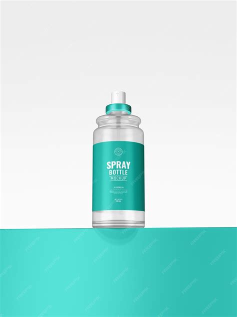 Premium Psd Luxury Glass Perfume Spray Bottle Mockup