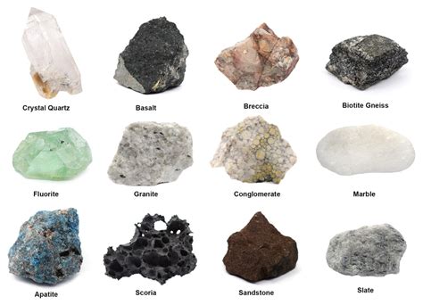 12 Piece Rock And Mineral Kit Includes Storage Box And Identification — Hbarsci