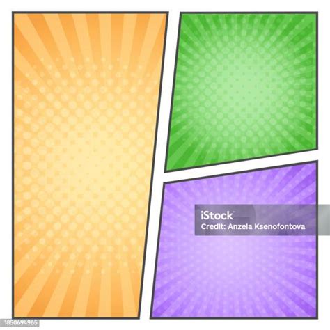 만화 배경 팝 아트 추상 프레임 만화 벗겨진 패턴입니다 만화 슈퍼 히어로 텍스트 말풍선에 대 한 빈티지 배경 템플릿입니다 벡터