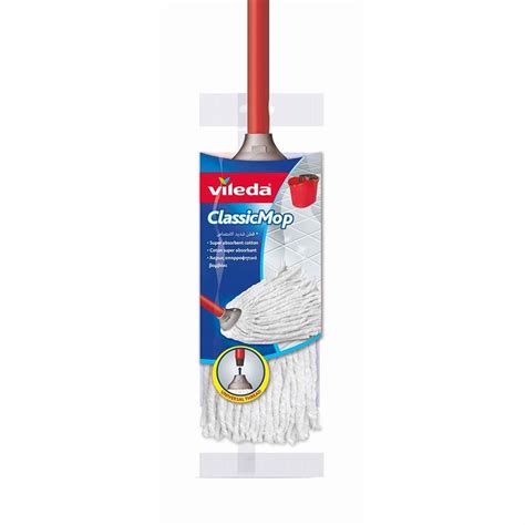 Vileda Classic Cotton Mop With Stick Sharjah Co Operative Society