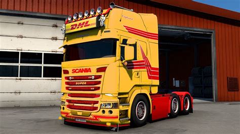 Scania Fred Dhl Skin Ets2 Mods