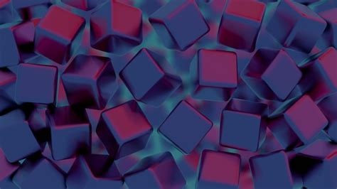 Premium Photo Cubic Shapes Arranged In A Matrix With A 3d Twist