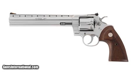 New Model Colt Python 357 Mag Stainless Steel 8 Barrel PYTHON SP8WTS For Sale