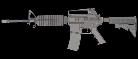 Armas De Fuego Estilo Vectorial Pistola De Tiro Ilustración De Arma