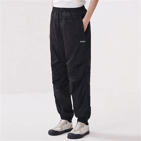 컴피 나일론 윈드브레이커 팬츠 블랙 감도 깊은 취향 셀렉트샵 29cm