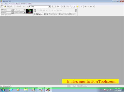 Allen Bradley Rslogix 500 Plc Programming Instrumentation Tools