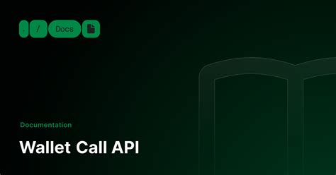 Wallet Call Api Reown Docs