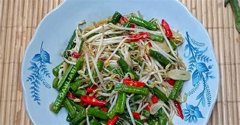 Resep Tumis Tauge Kacang Panjang Oleh Sri Dahliani Cookpad