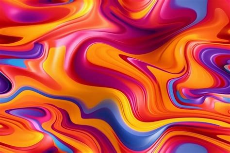 Premium Ai Image Trendy Liquid Seamless Pattern Ai Generative