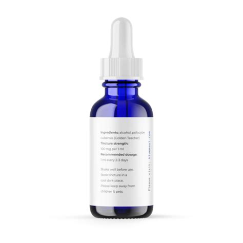 No 010 Magic Mushroom Psilocybin Extract Tincture Golden Teacher
