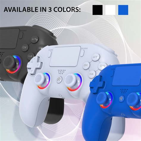 Ps4 Pc Wireless Led Controller Blue Subsonic