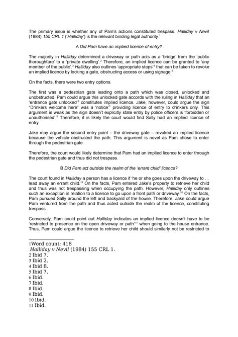 Hirac Example Foundations The Primary Issue Is Whether Any Of Pams Actions Constituted