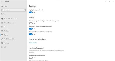 How To Disable Keyboard Predictive Suggestion R Windows10