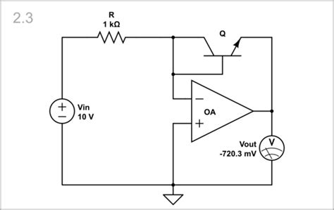Diodes Logarithm Circuit Using Op Amp Not Working Electrical