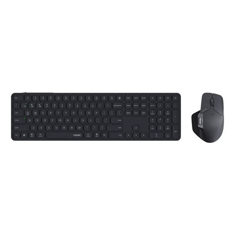 Rapoo 9560m Wireless Keyboard And Mouse Combo Blade Series E9550l 110 Key Ultra