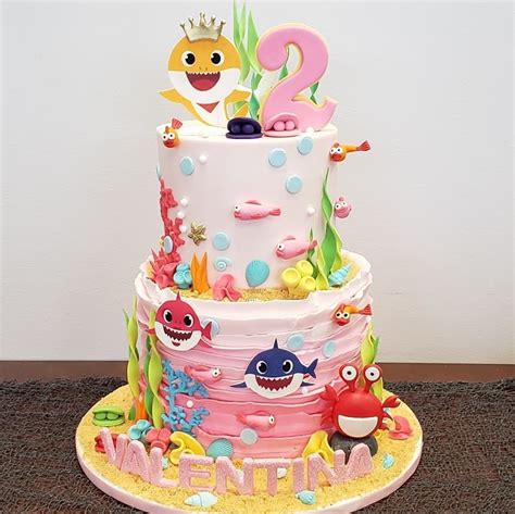 Baby Shark Happy Birthday Cake Topper