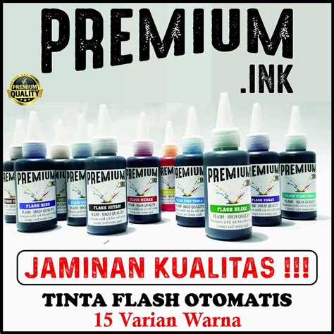 Jual Tinta Stempel Flash Otomatis 15 Varian Warna KUALITAS PREMIUM